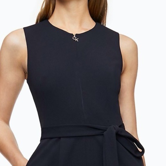 Calvin Klein | Dresses | Nwt Calvin Klein Zip Up With Ck Logo Fit And ...